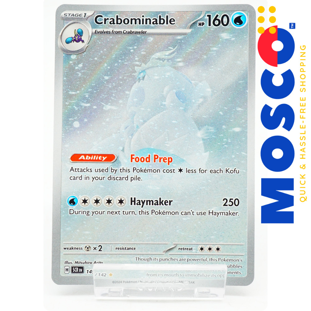 Crabominable - 149/142 Illustration Rare Rare Stellar Crown | Pokemon ...
