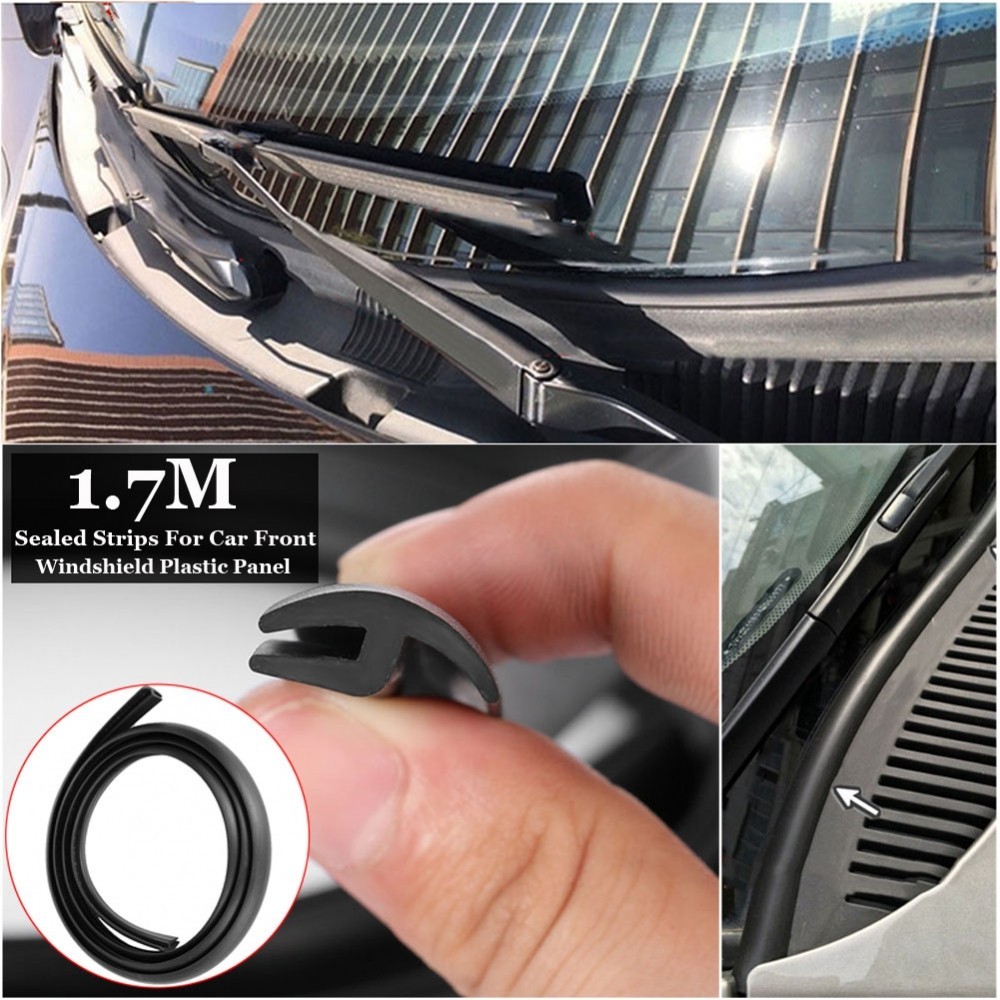 Rubber Seal Trim Strips For Car Front Windshield Plastic Panel 1.7 ...