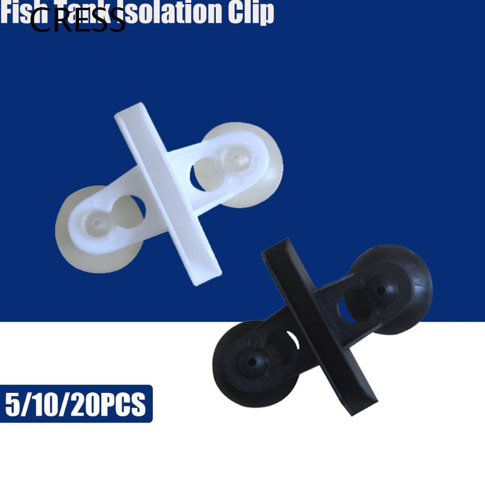 CRESS Fish Tank Isolation Clip Black Aquarium Divider Sheet Glass Clamp ...