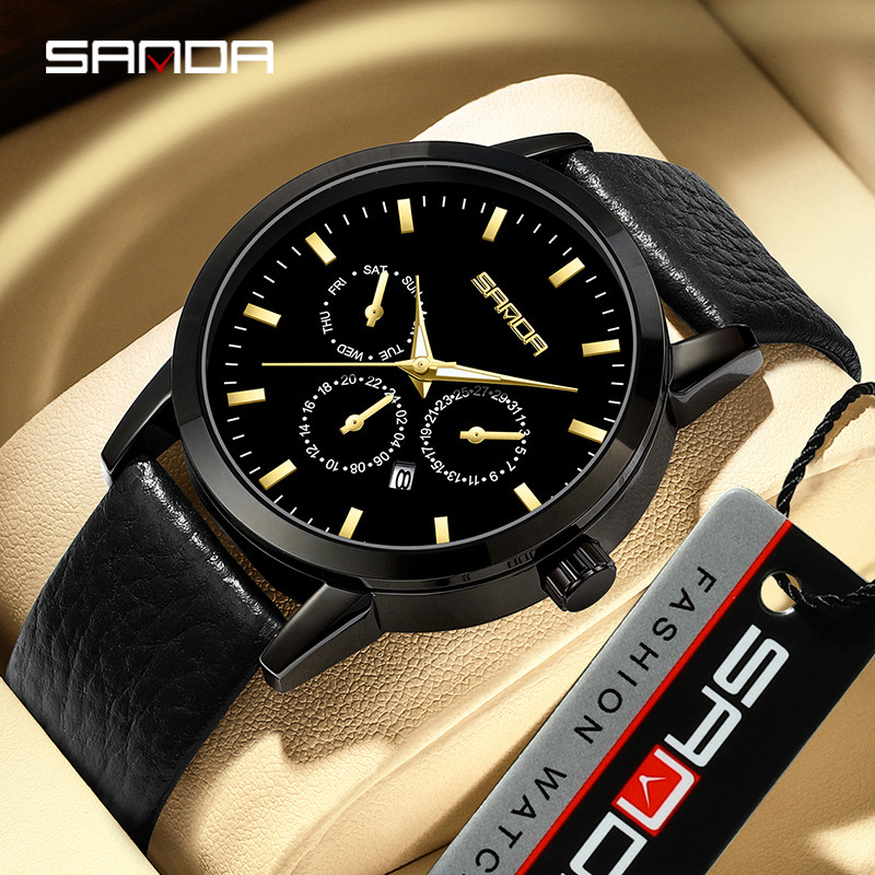 SANDA Classic Trendy Business Style Fashion Simple Versatile Men Watch ...