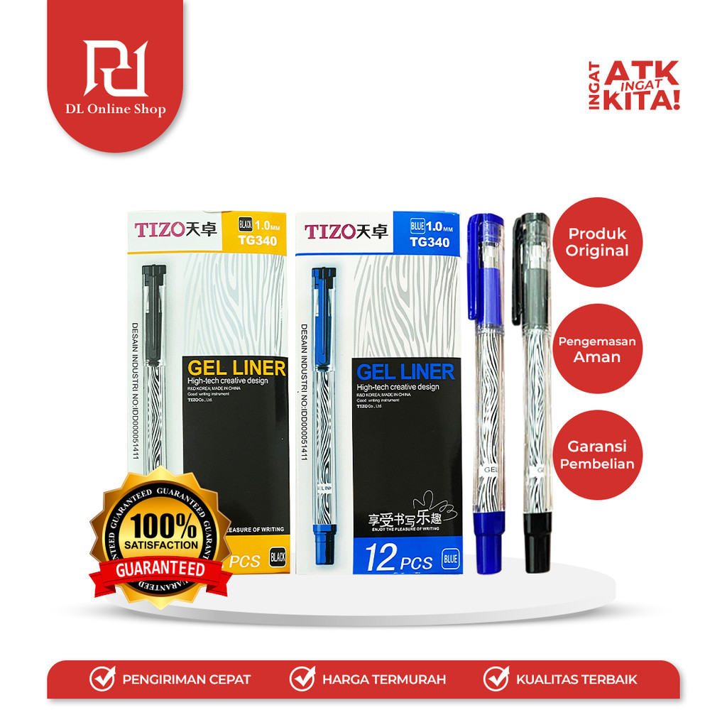 Tizo PEN GEL LINER/ LINER GEL PEN (1LSN/ 12PCS) | Shopee Philippines