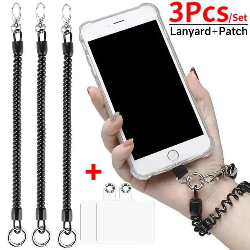 Telescopic Spring Phone Anti-theft Lanyard/Universal Anti-lost Phone ...