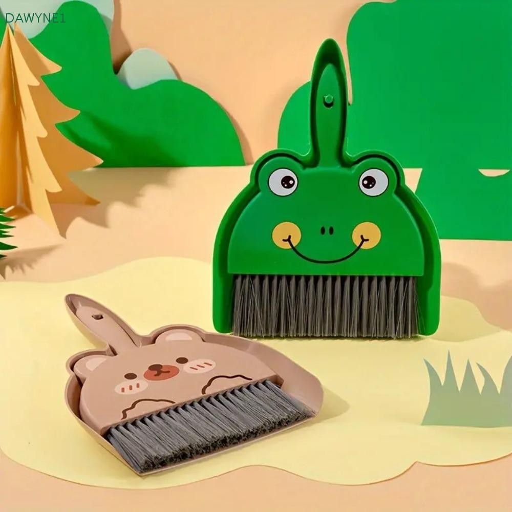DWAYNE1 Mini Cleaning Brush and Dustpan, Portable Plastic Small Broom ...