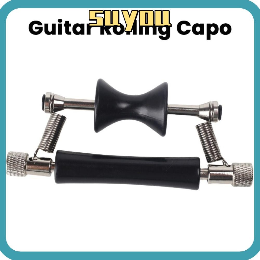 SUYO Guitar Capo, Metal Black Sliding Moving Capo, High Quality ...