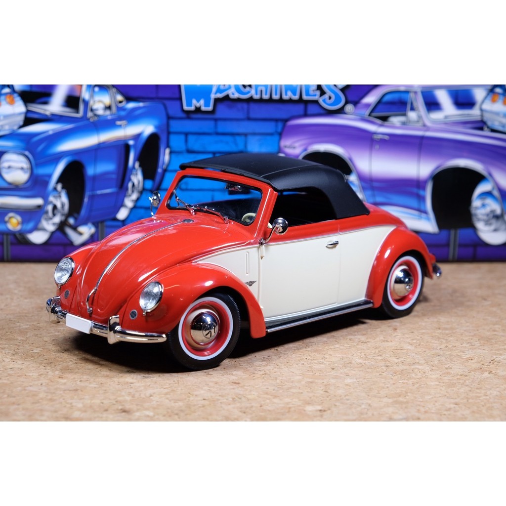 Kk scale 1 18 Volkswagen Beetle Car Model Convertible kk 18 scale Alloy ...