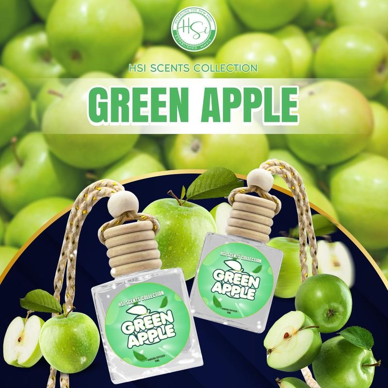 HSI Scents Collection Green Apple Car & Room Hanging Diffuser 10ML ...