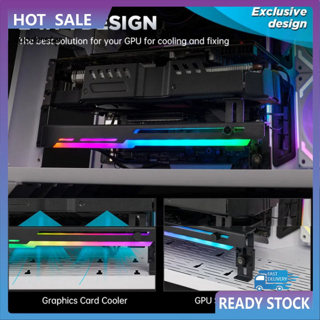 COOD Pci-e Graphics Card Bracket 5v 3pin Argb Graphics Card Holder Argb ...
