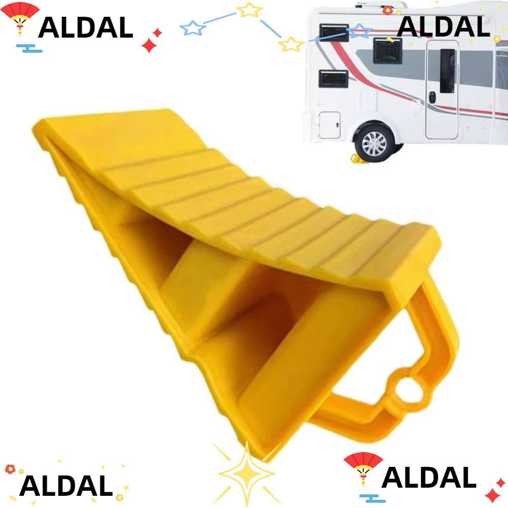 ALDAL Wheel Chock, Anti-slip Yellow Wheel Alignment Block, Multipurpose ...