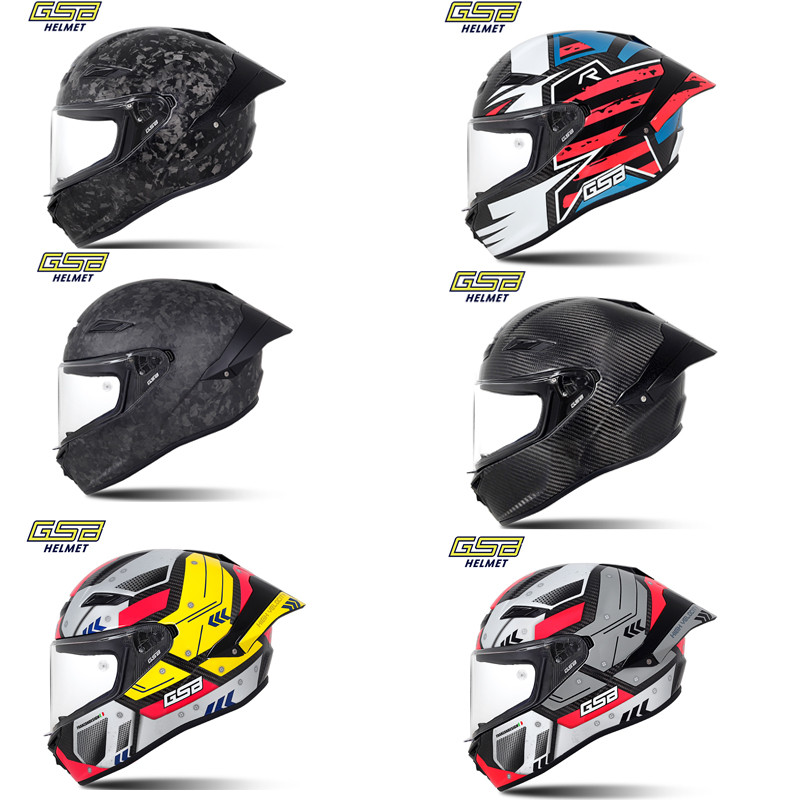 GSB RC5 Motorcycle Head Carbon Fiber Full Helmet | Shopee Philippines
