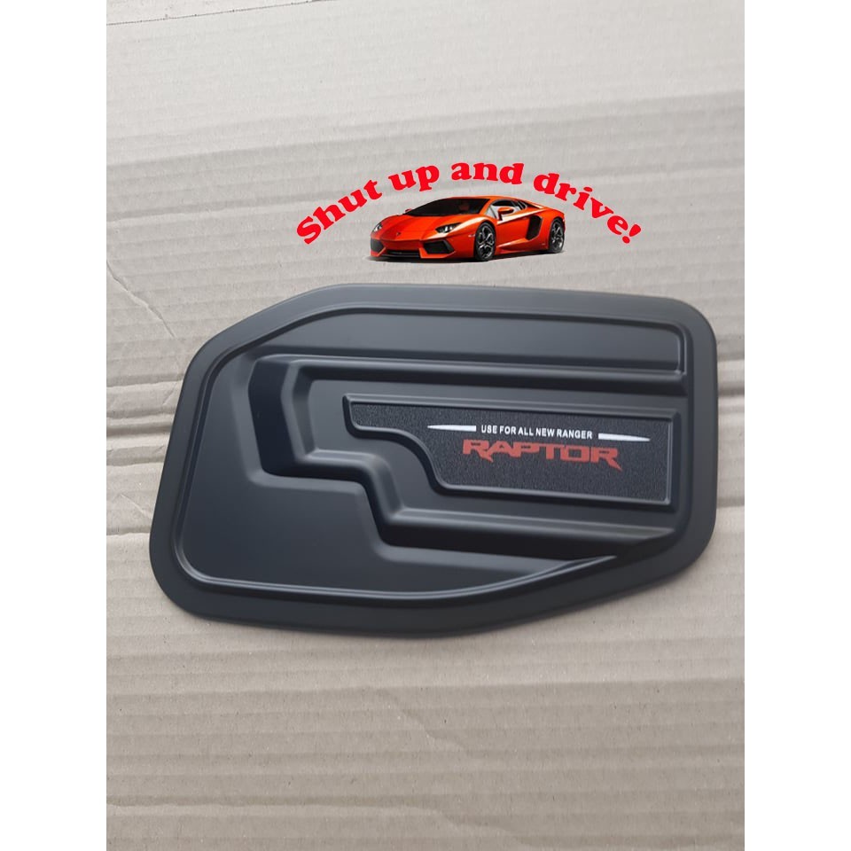 Ford Ranger Raptor Matte Black Gas Tank Cover with Red Name | Shopee ...