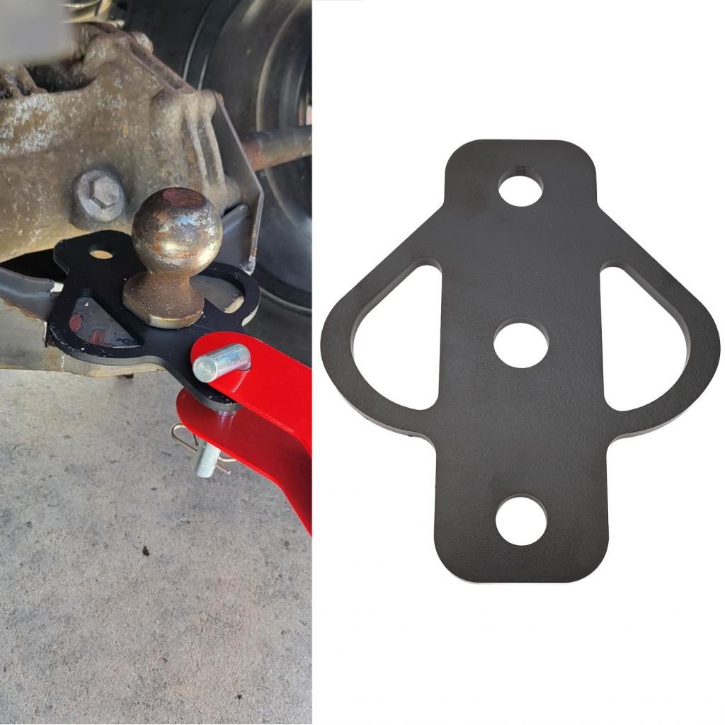 Phoenixshop 3 Way Hitch Adapter Rustproof High Strength Steel ATV Universal Fit for Golf Cart ...