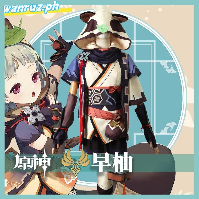 [Ready Stock] Genshin Impact cos Clothing Ninja Raccoon Sayu Full Set ...