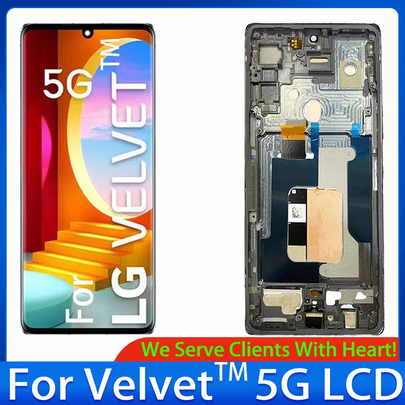 6.8" Original For LG Velvet™ 5G LCD LM-G900UM LCD Display Touch Screen ...