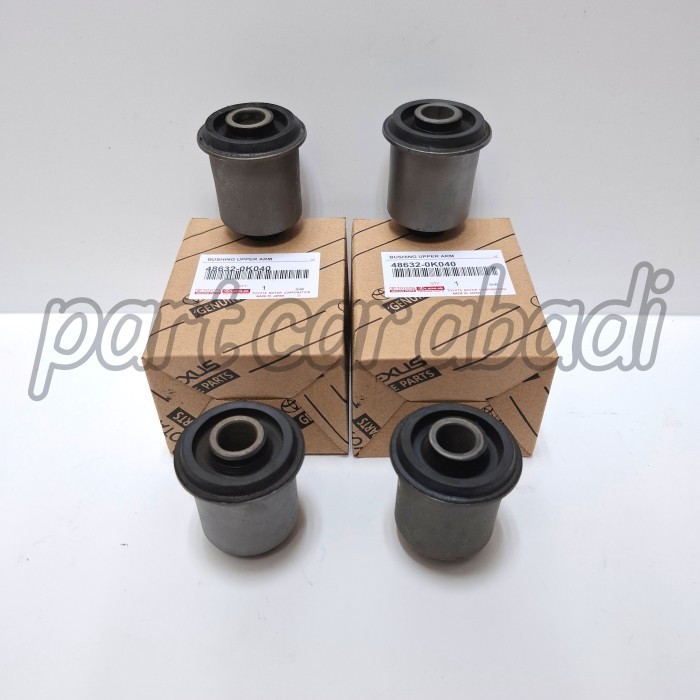 Upper Front Wing Upper Arm Bushing Set 4Pc Fortuner Hilux Original ...