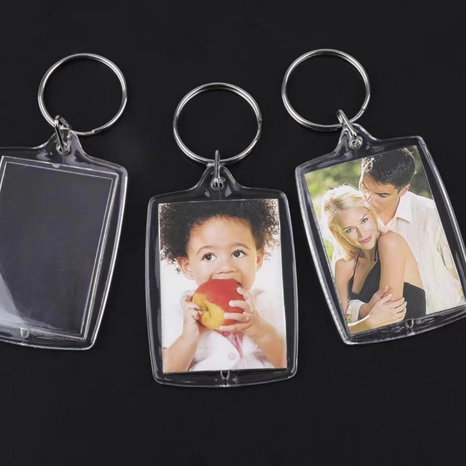 Acrylic keychain DIY Photo (Different Shapes) Photo Print/Photo insert ...