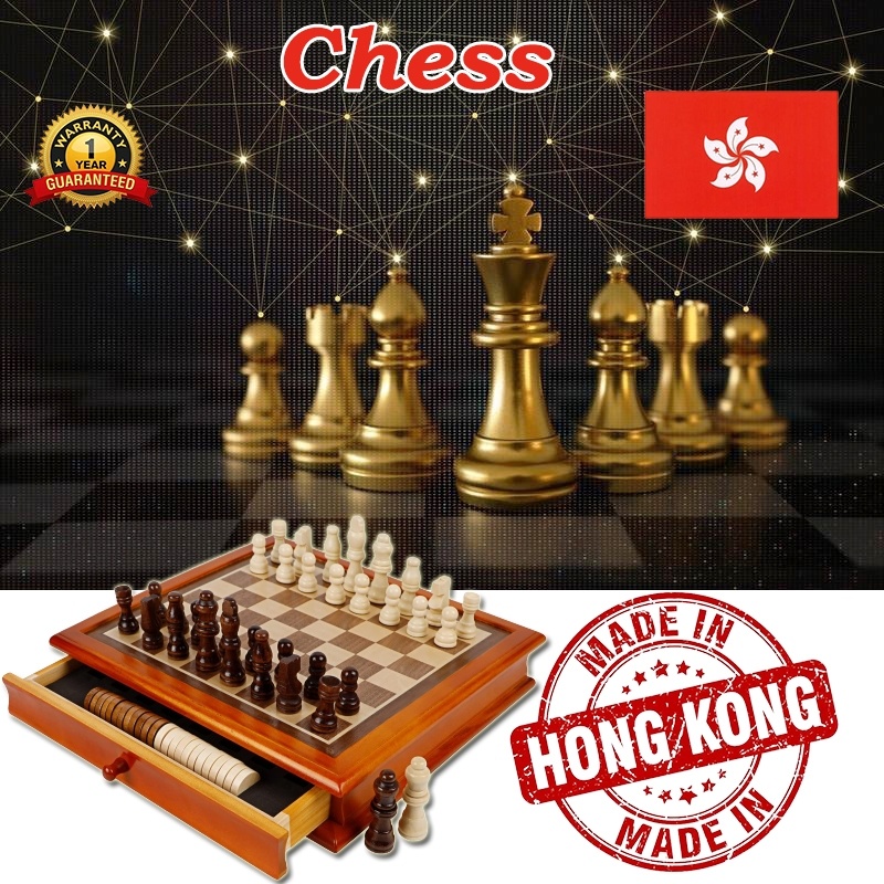 Chess Board Tournament Size Chessboard Game Toy Chess Folding Parent ...