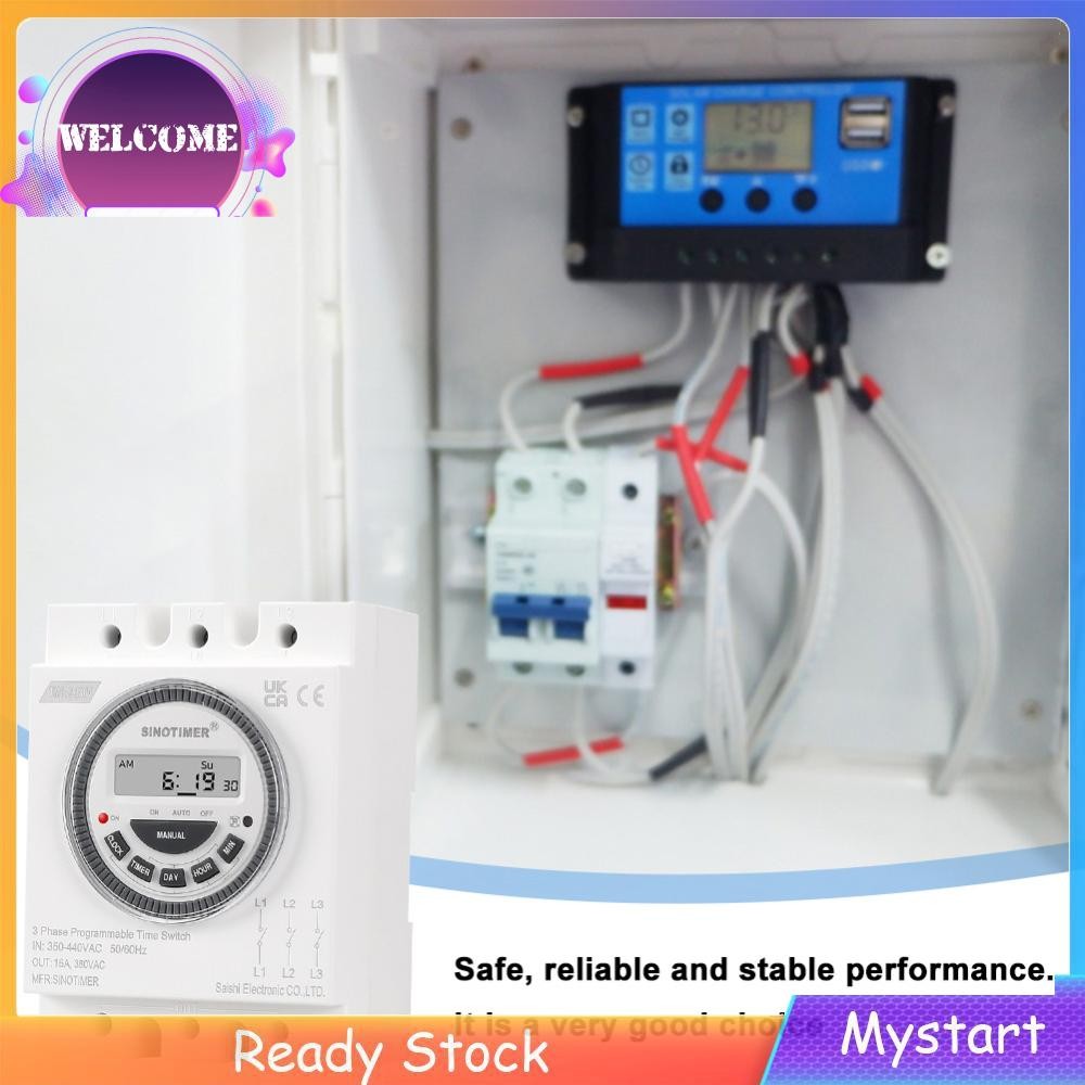 Tm619 380v 7 Days Programmable Digital Timer Switch Three Phases Time Relay Shopee Philippines