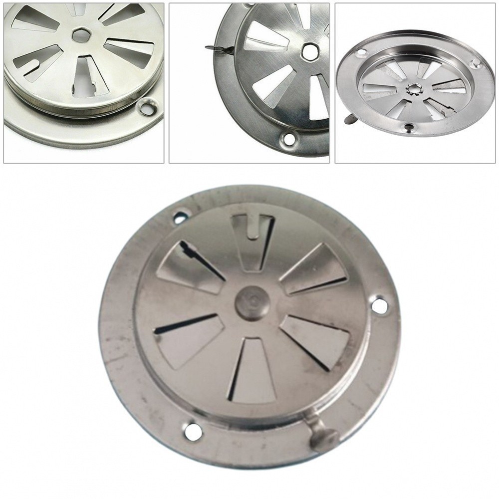Damper Air Vent Vent Stove Air Control Valves BBQ Damper Roaster Smoker ...