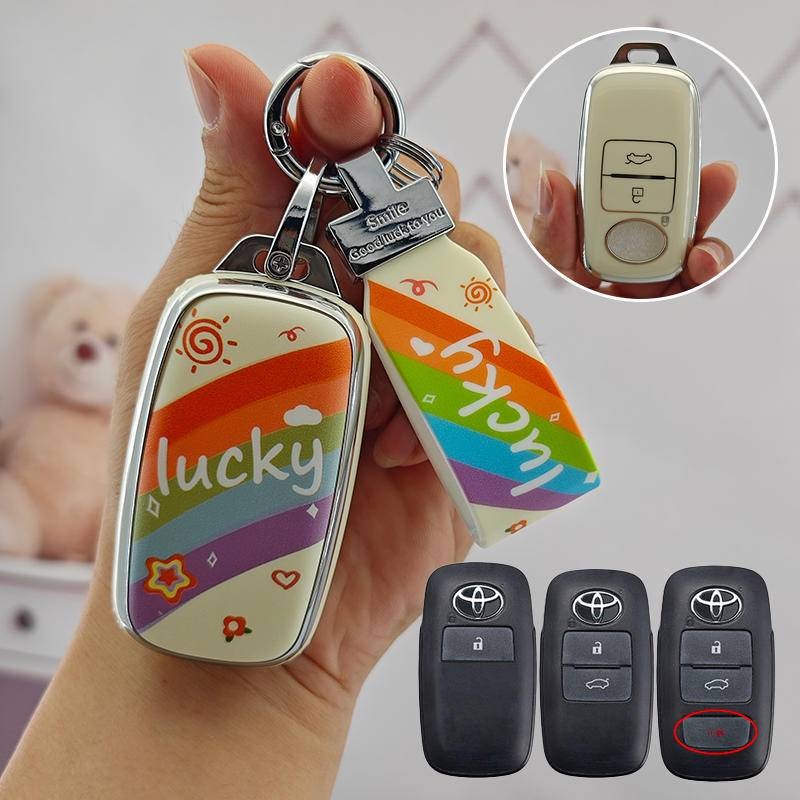 Toyota car key cover case yaris cross 2013 ativ raize Vios 2023 veloz ...