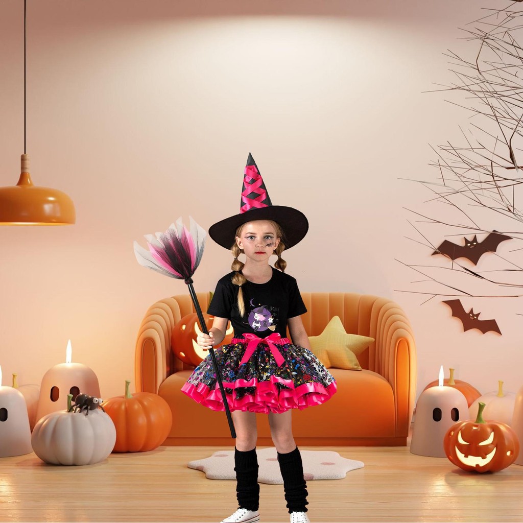 Witch Costume Skirt Costume Dress Up 3 Pcs Costume Dress Up Witch Skirt ...