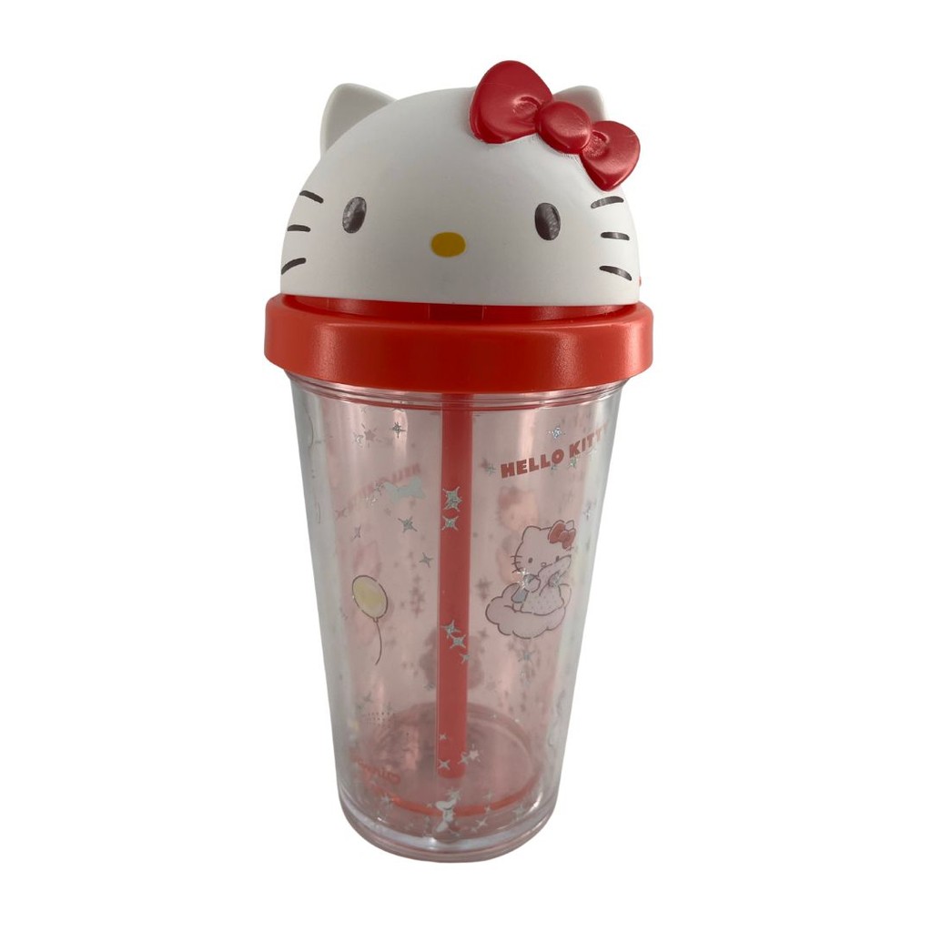 MINISO Hello Kitty Cartoon Plastic Bottle with Lid 320mL | Shopee Philippines