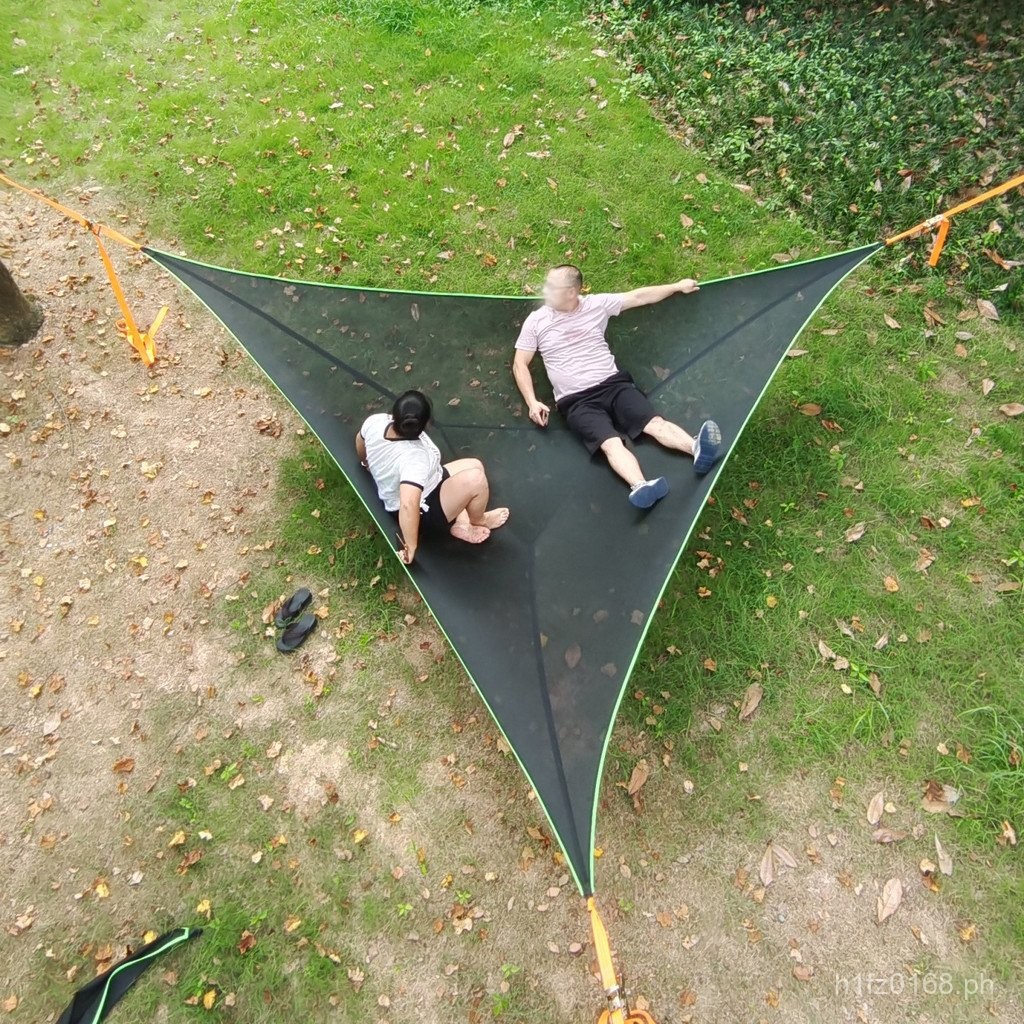 Triangular double Portable Anti-rollover Tent Aerial Multi-Person ...