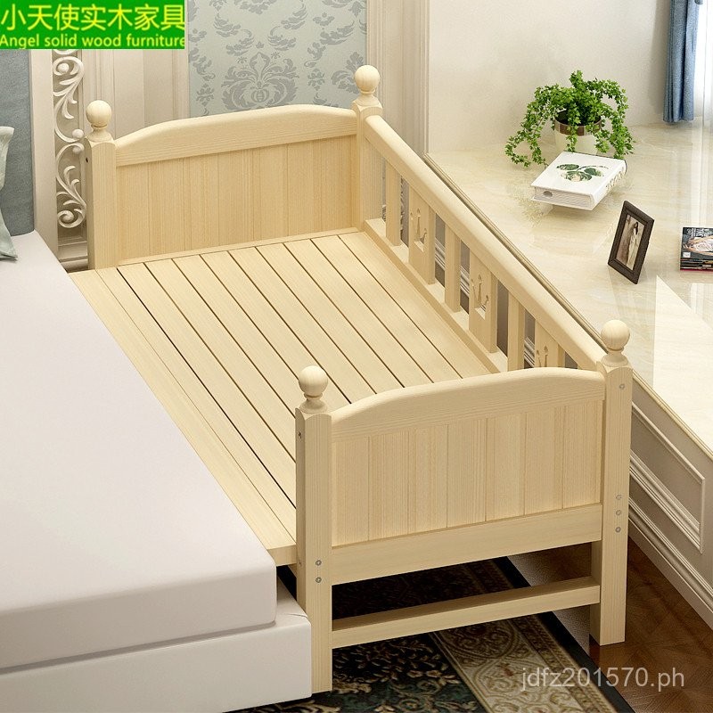 Girl's Small Widened Bed Boy's Bedside Bed Baby Extension with ...