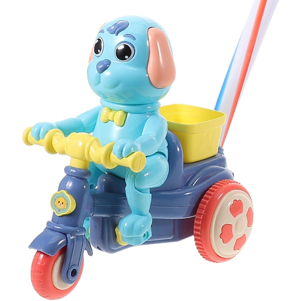 Toyvian Plastic Baby Push Toy Toddler Pull Toy with Handle Basket Pull ...