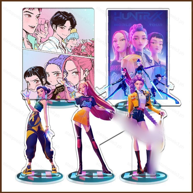 ST3 K-Pop Demon Hunters Stand Plates RUMI Acrylic Plate Holder Desktop ...