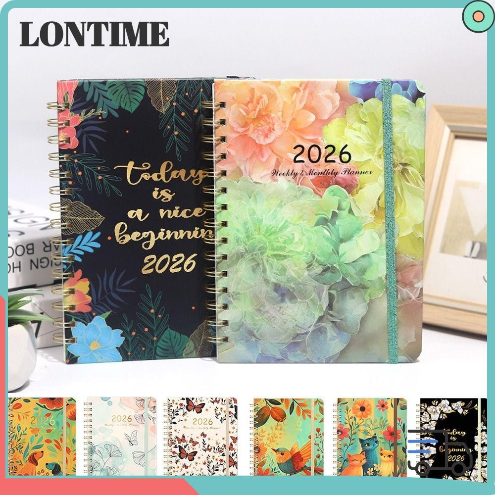 LONTIME STORE 2026 Planner, Weekly and Monthly A5 Calendar 2026 ...