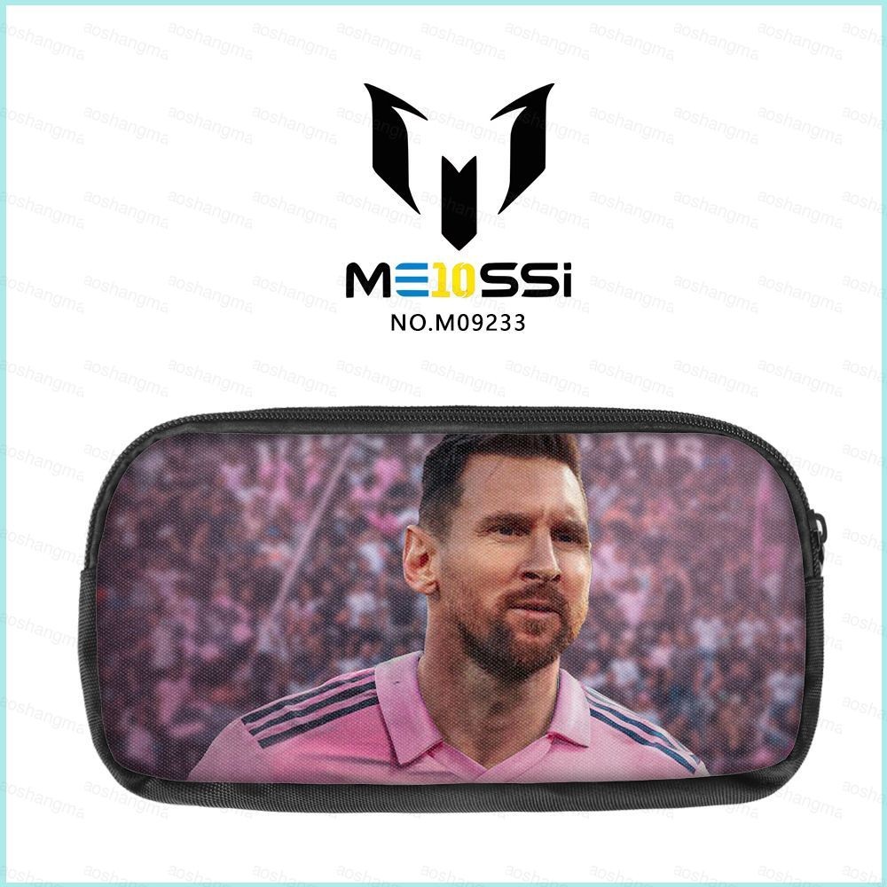 YT4 Lionel Messi Football Star Pencil Case Student Pencil Storage Large ...
