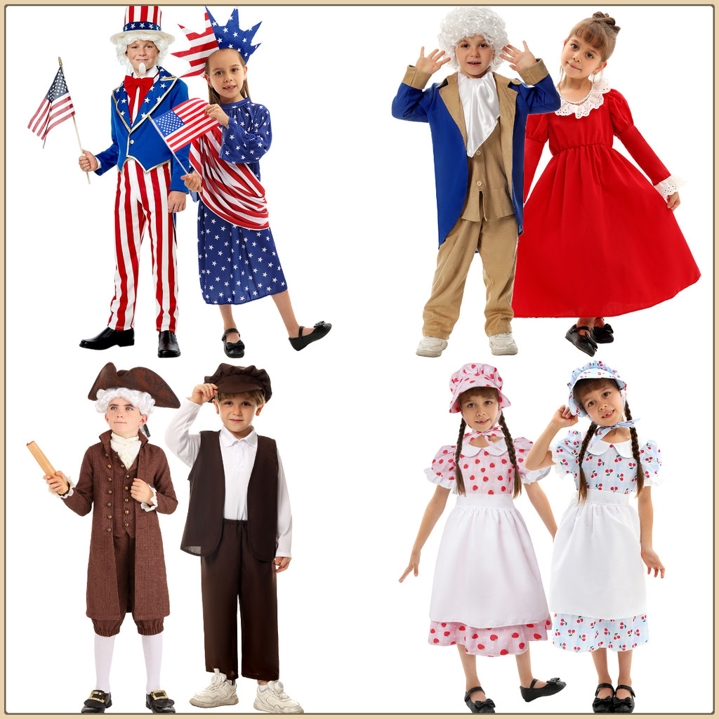 America United Nation Costume for Kids Independence Day Boys Girls ...
