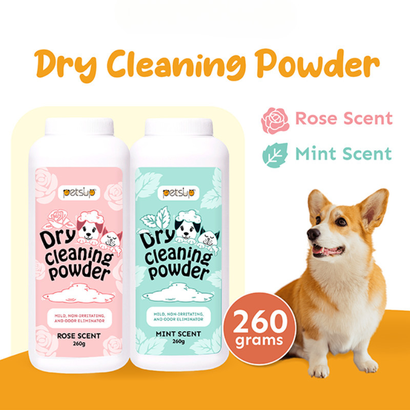 Pet Dry Shampoo Odor Control Deodorizing Dog Cat Pet Dry Cleaning ...