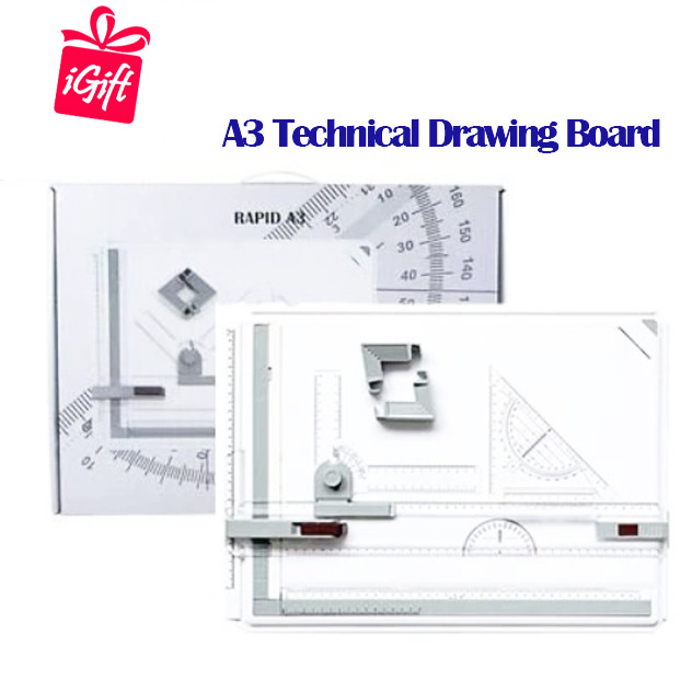 Rapid Drawing Board A3 Technical Drawing Board with Adjustable Set ...
