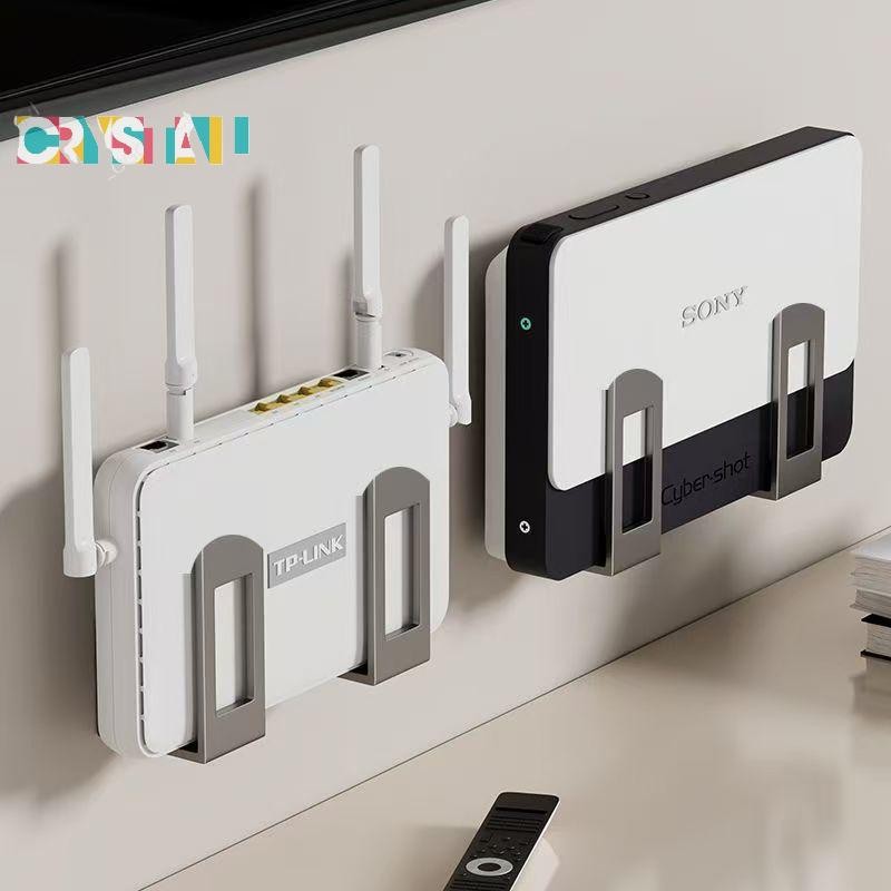 Crystal- Router Storage Box Wall Artifact Set-top Box Wall-mounted ...