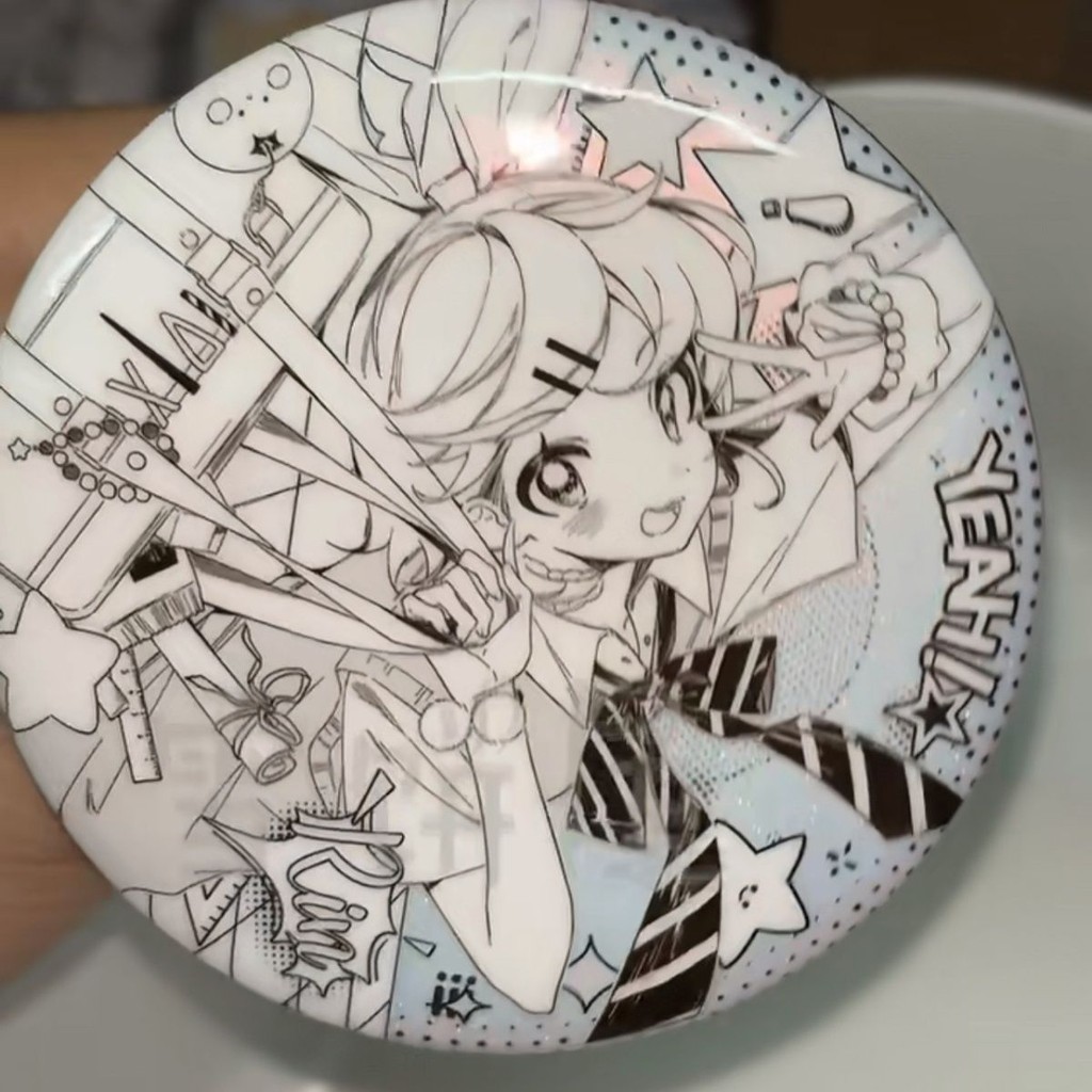 Hatsune Miku Kagamine Rin 58mm Badge – Vocaloid Merch – Graduation Gift ...