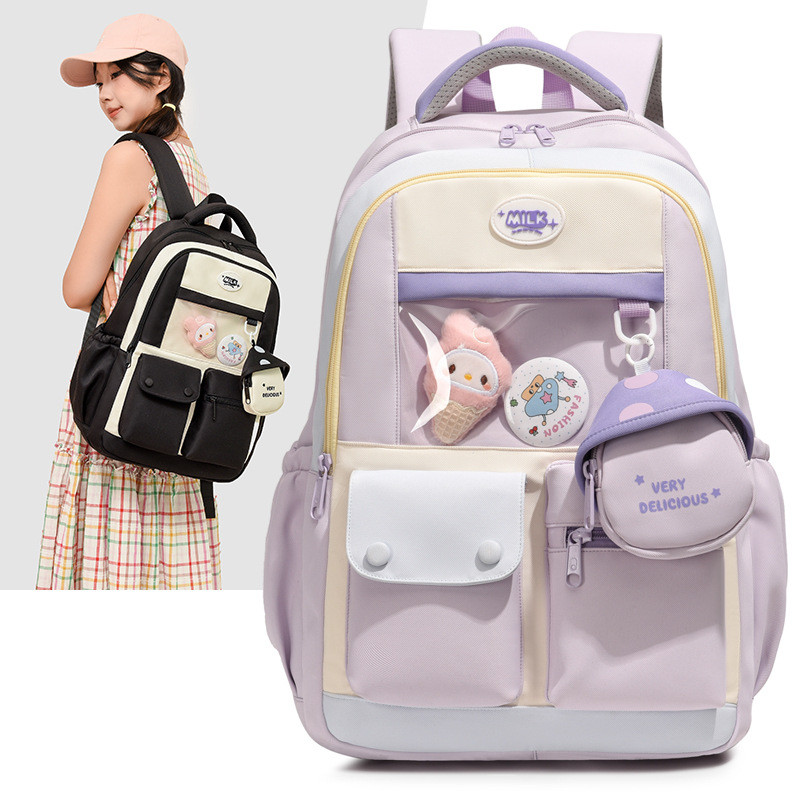 Korean Sweet Backpack – Japanese Cartoon Style for Junior High Girls ...