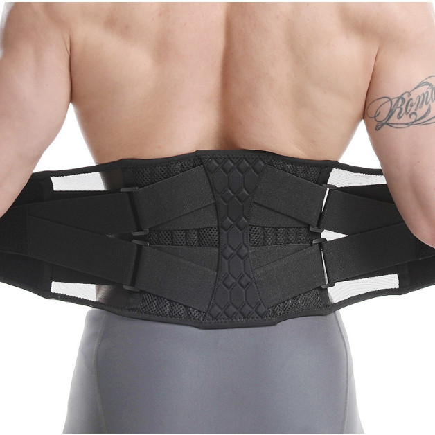 Waist Support Neoprene Double Pull Lumbar Brace Back Support Posture ...
