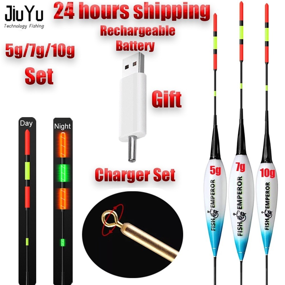 RR+`Fishing Electronic Float Set 5g 7g 10g With Charger And ...