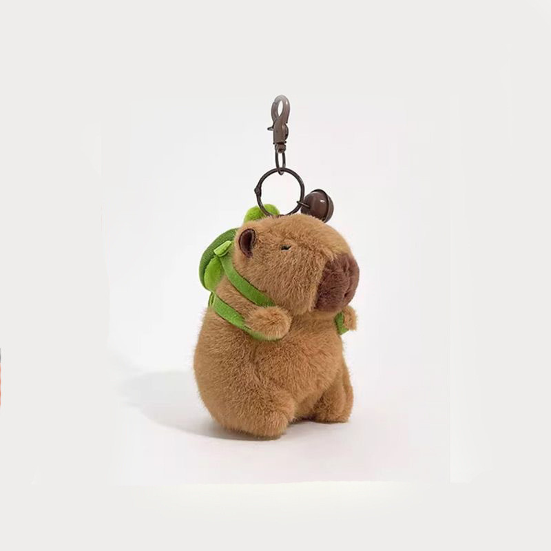 [LC] Capybara plush doll pendant DIY bag decoration cartoon keychain ...