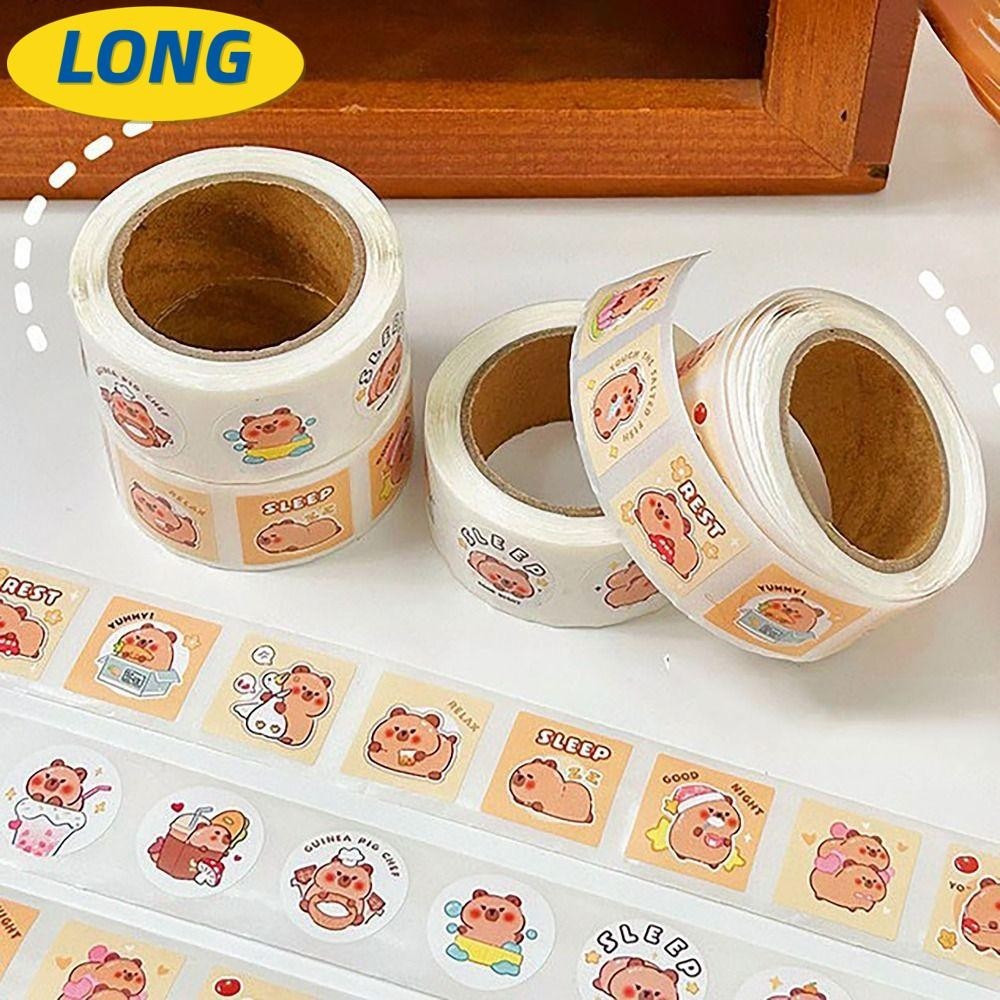 LONNGZHUAN Sealing Sticker, Capybara Self-adhesive Sticker Decorative ...
