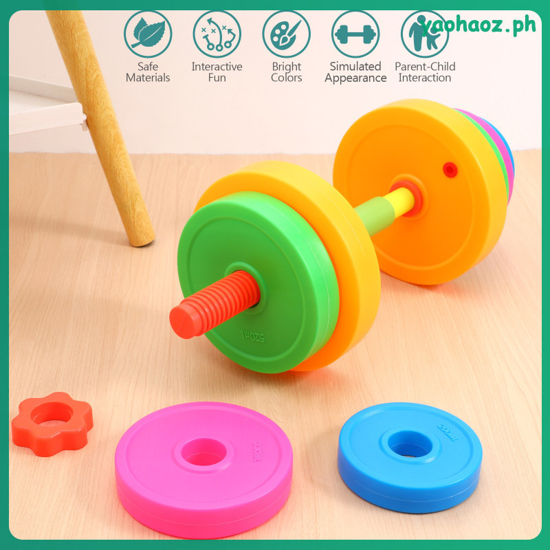 Plastic Dumbbell Kids Adjustable Dumbbell Kids Exercise Dumbbell Hand ...