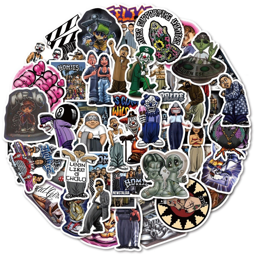 Y&P| Homies Stickers Set Cartoon Graffiti Waterproof Decals Pack for ...