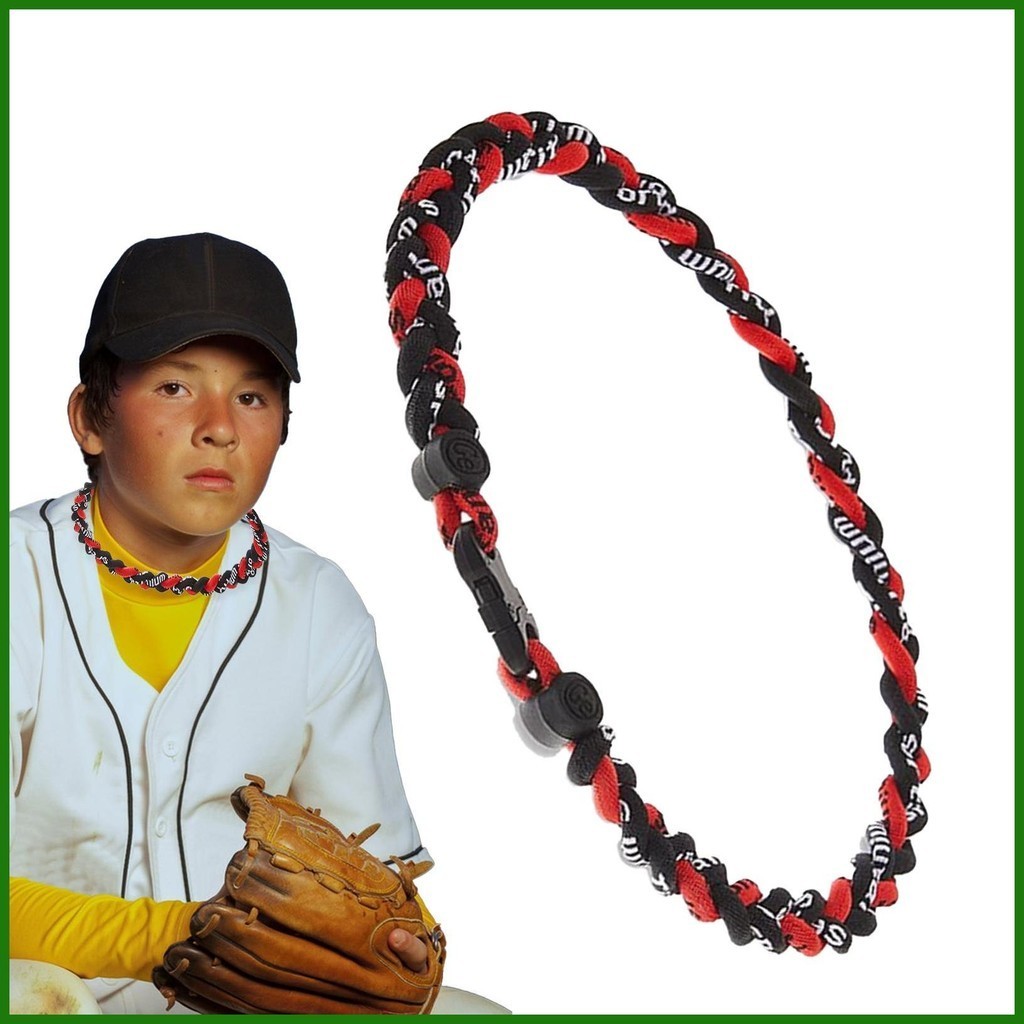Braided Rope Necklace Handmade Novelty Baseball Necklace Skin-Friendly ...