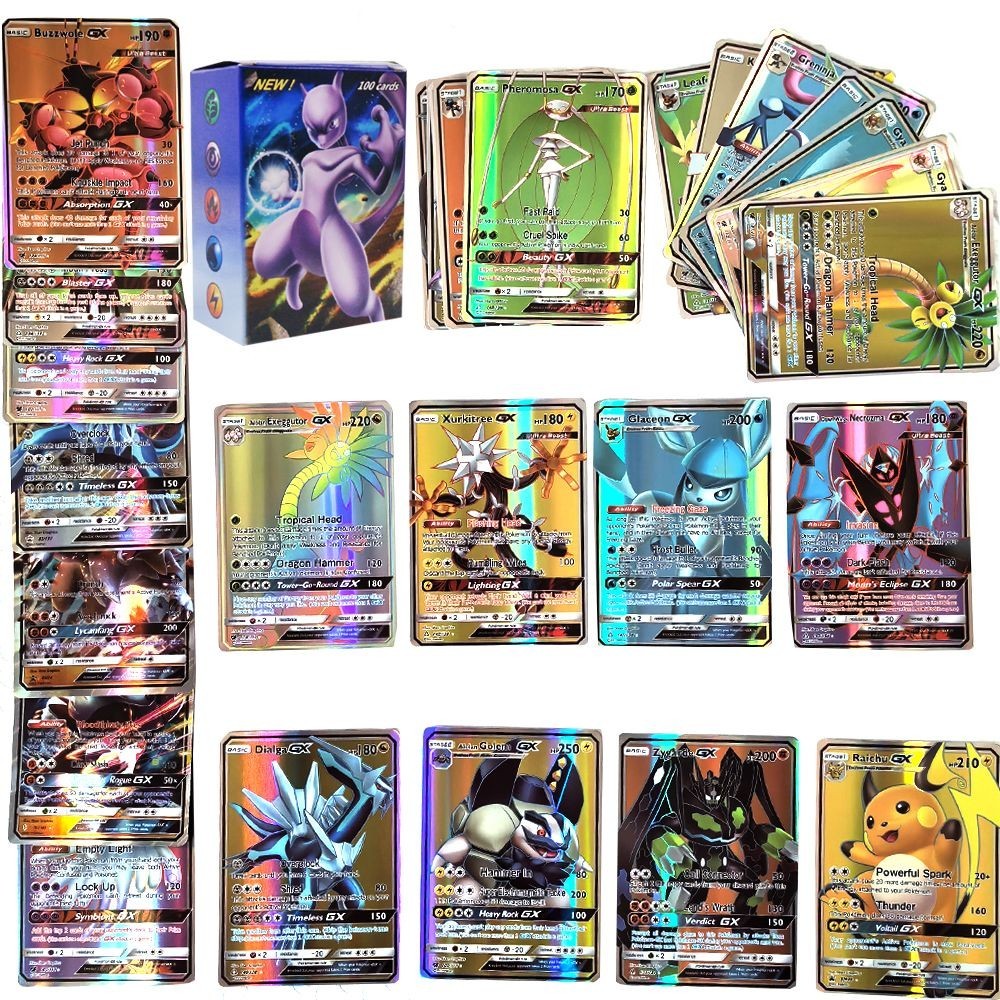 Pokémon Card POKEMON Pokémon Pokémon Pokémon 100 Cards English Version ...