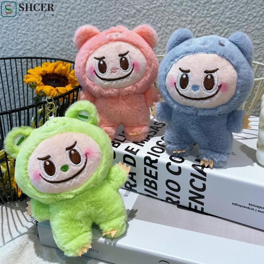 SHCER Labubu Key Ring, PP Cotton Rabbit Cross Dressing Labubu Doll ...