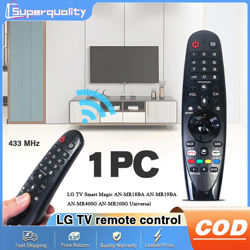 1pc Remote Control For LG TV Smart Magic AN-MR18BA AN-MR19BA AN-MR400G AN-MR500G Universal ...