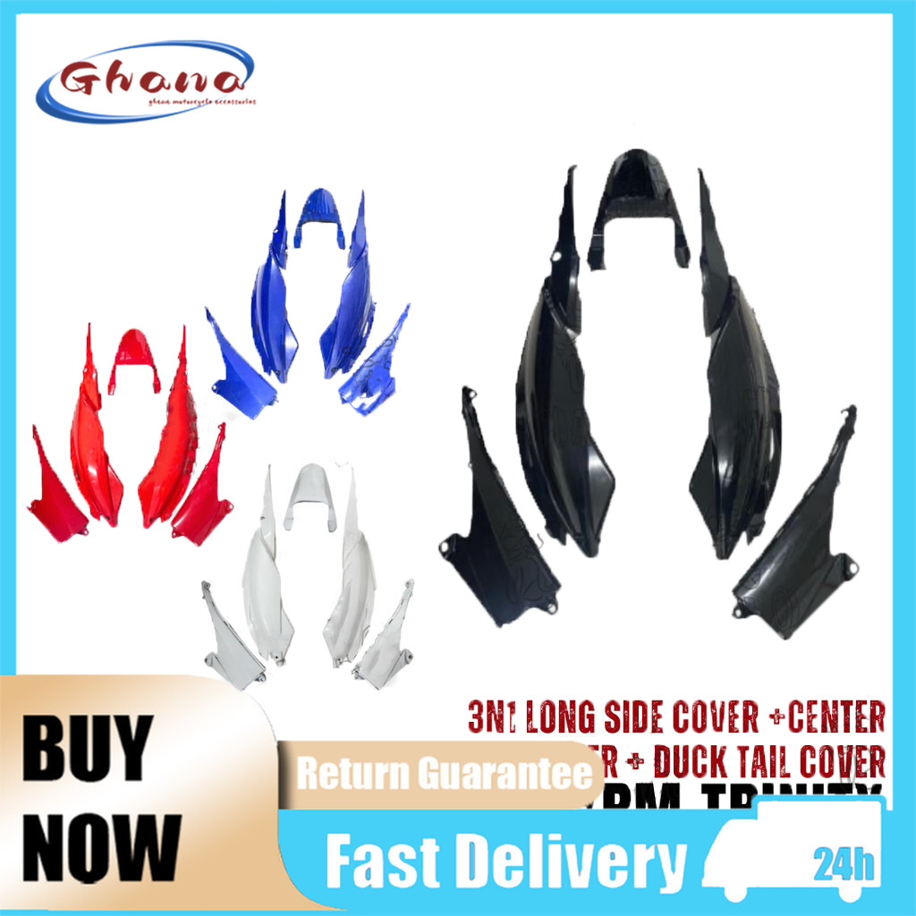 [GHANA] 3IN1 DUCKTAIL, CENTER COVER AND LONG SIDE BODY COVER FOR HONDA ...