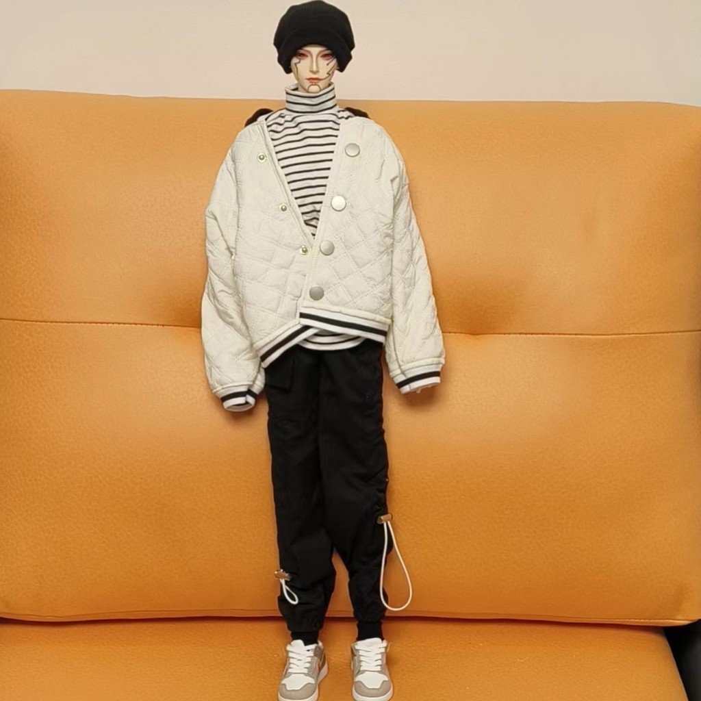 Bjd1/3, Uncle Body Doll Clothes 72 73 Pu Uncle Baseball Uniform Hooded ...