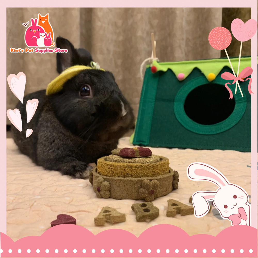 Rabbit Portable Tent Rabbit Hidden House Nest Pet Nest Wooden Stick ...